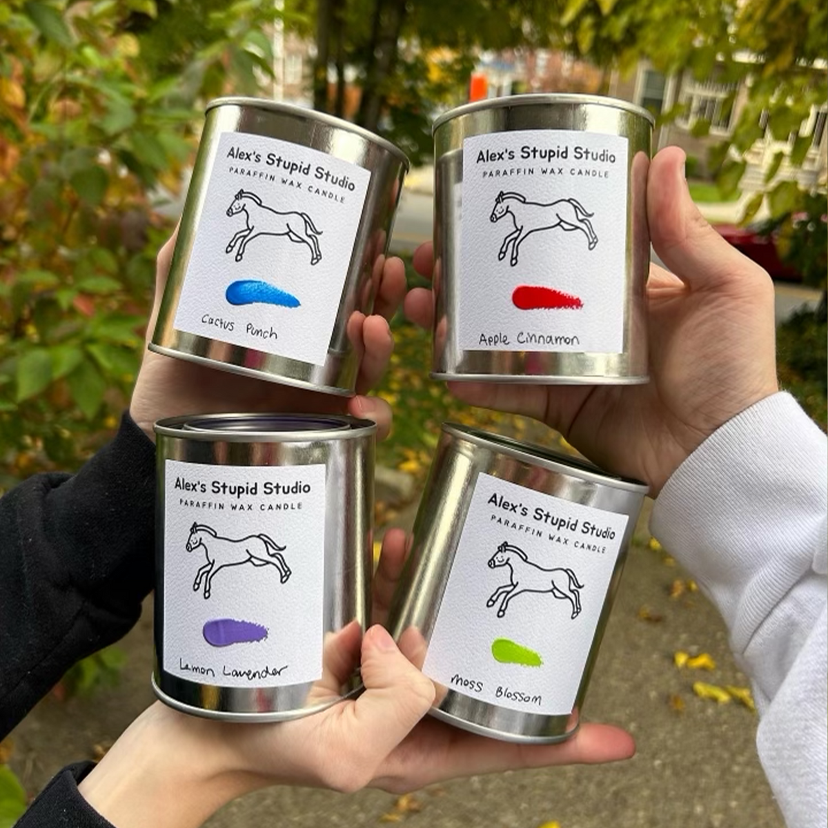 Lemon Lavender Homemade Candle – Alex's Stupid Studio