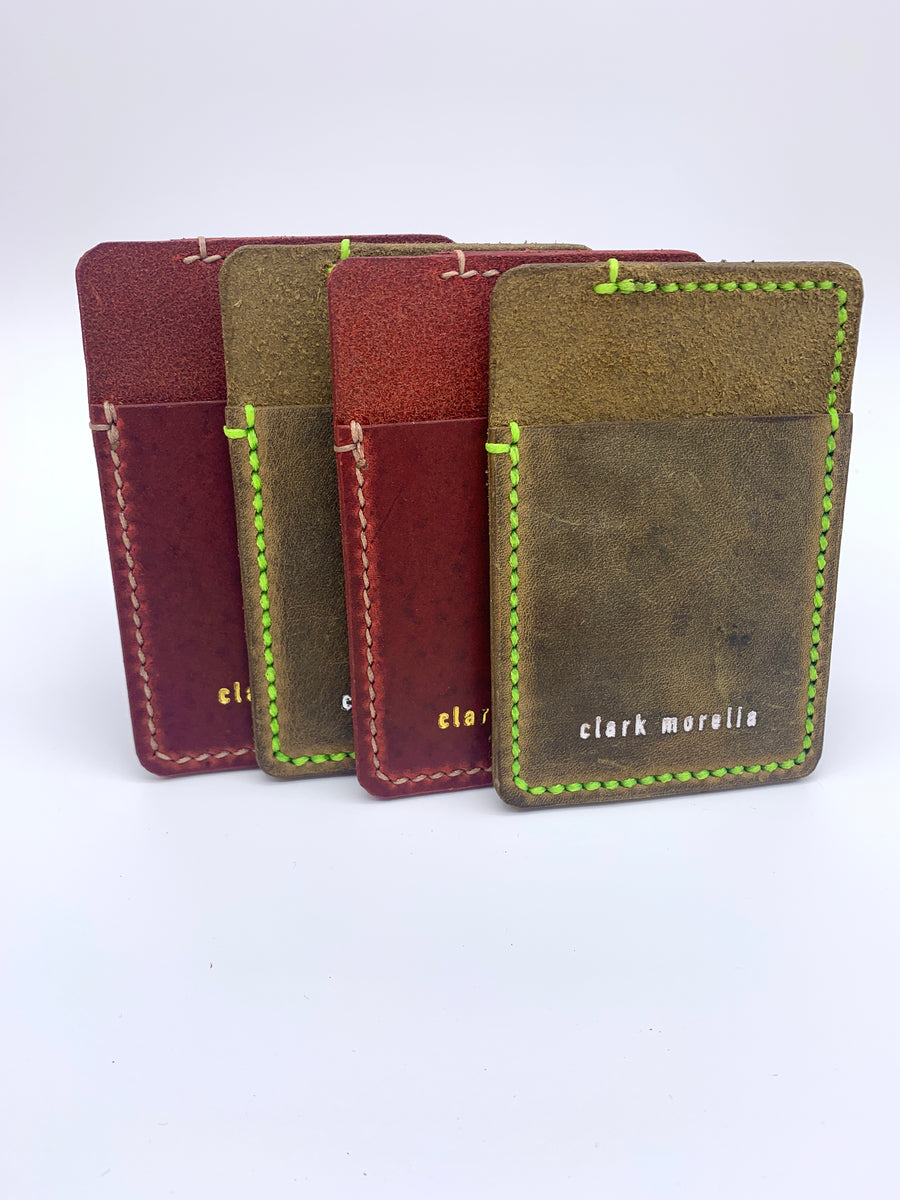 Leather Card Wallet (outback) – Alex's Stupid Studio